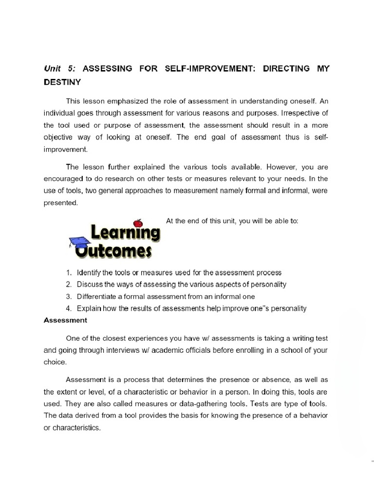 Module 3 Unit 5 Understanding The Self | PDF