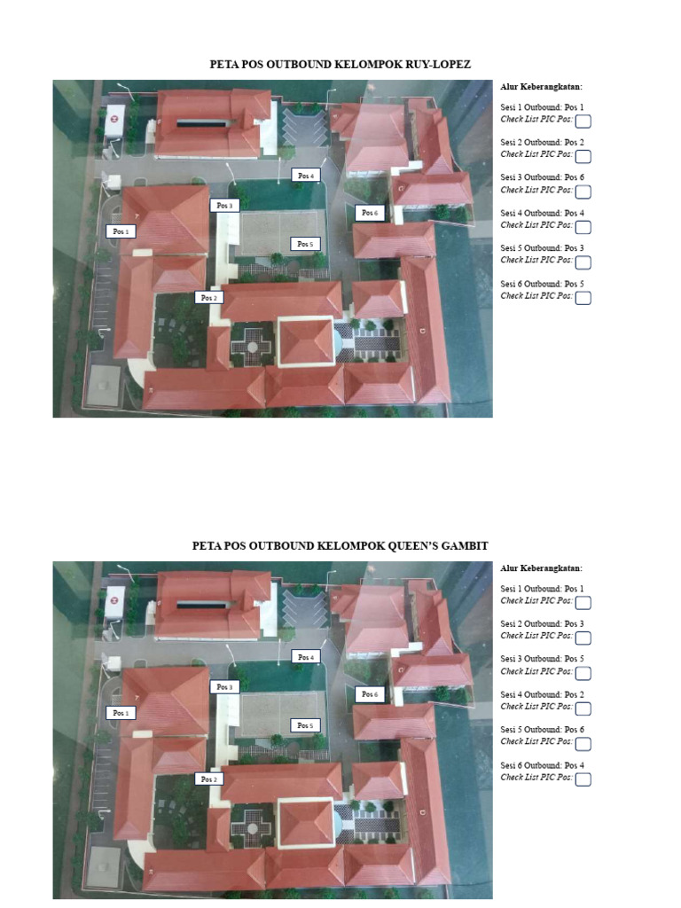 Peta Peserta Outbound | PDF