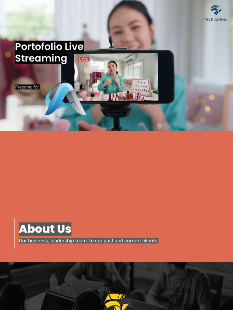 Five Arena - Portofolio Live Streaming | PDF