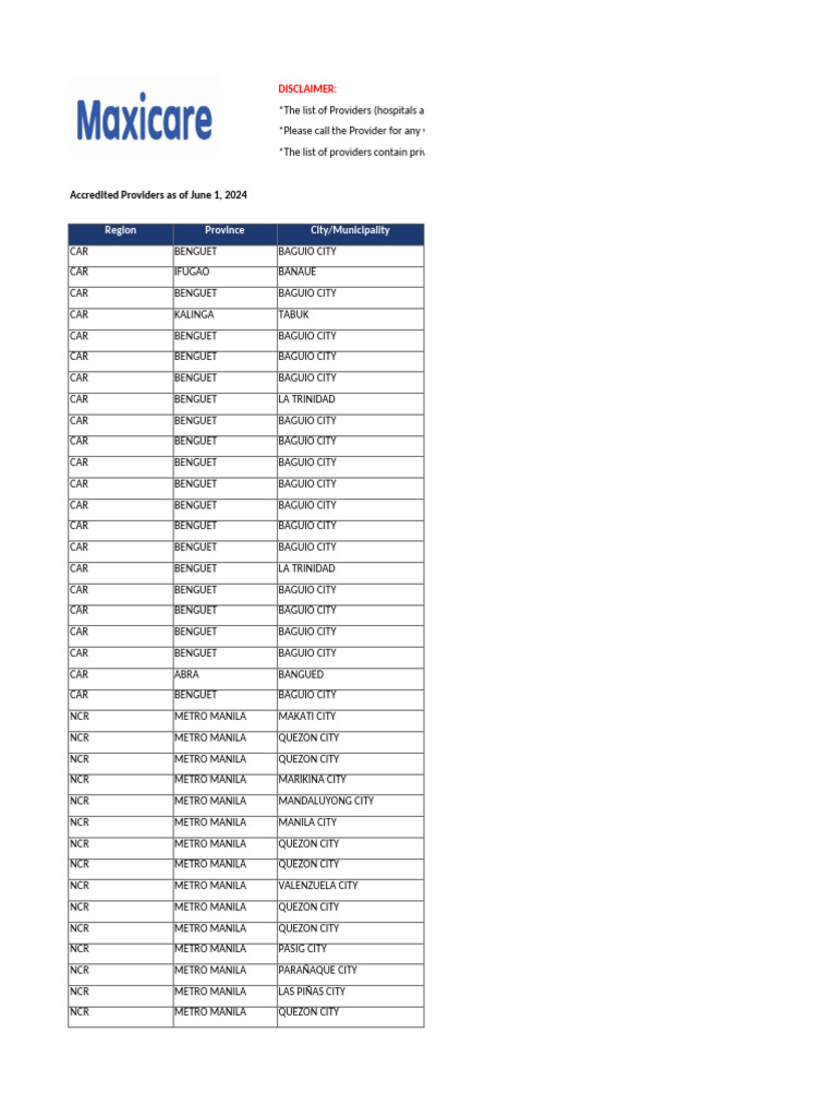 List-of-Providers_June-2024 | PDF