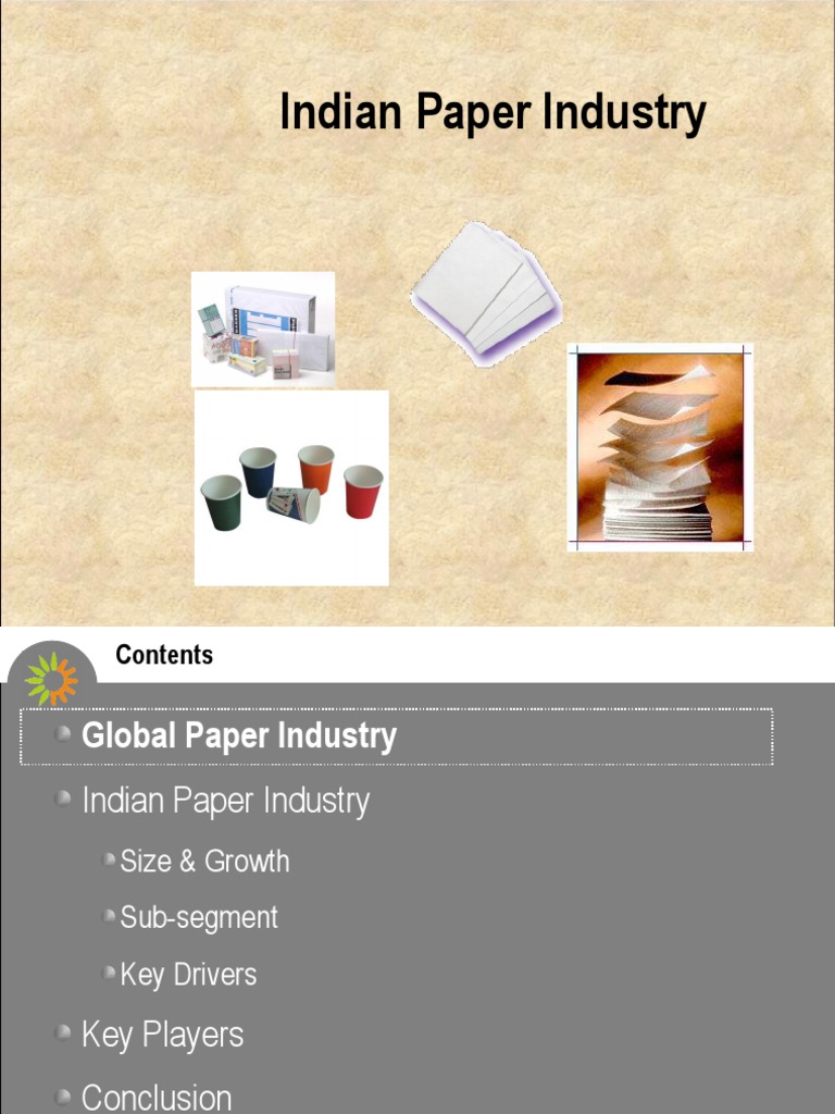 Overview of India's Paper Industry | PDF | Paper | Newsprint