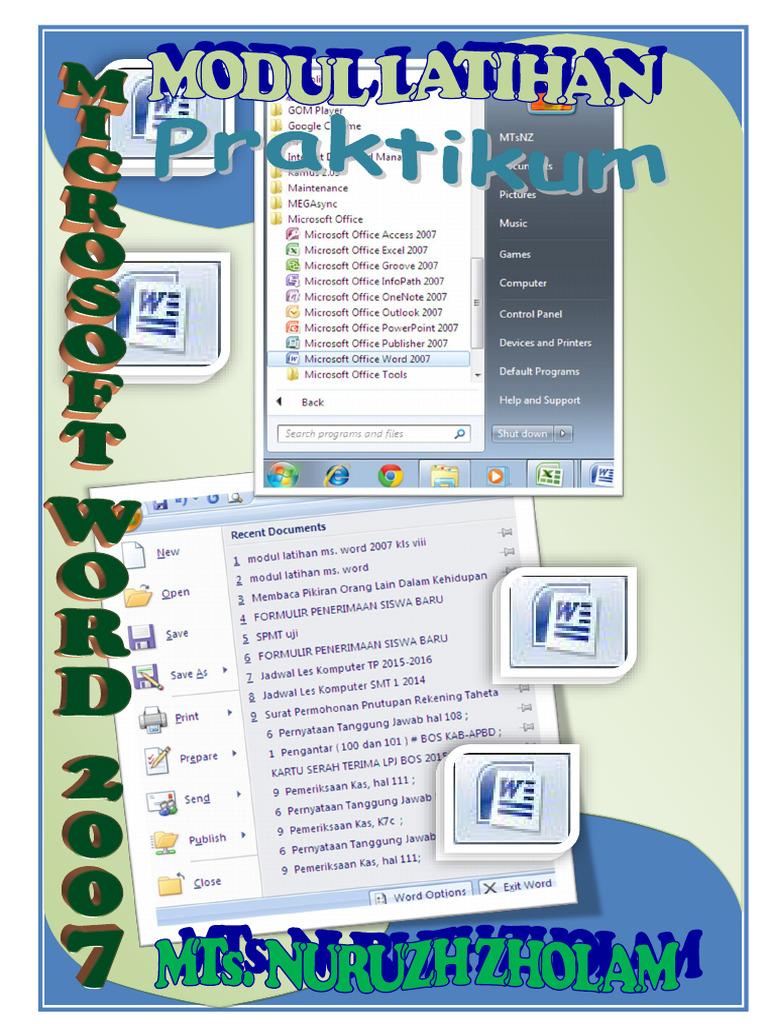 Modul Latihan MS. Word 2007 | PDF