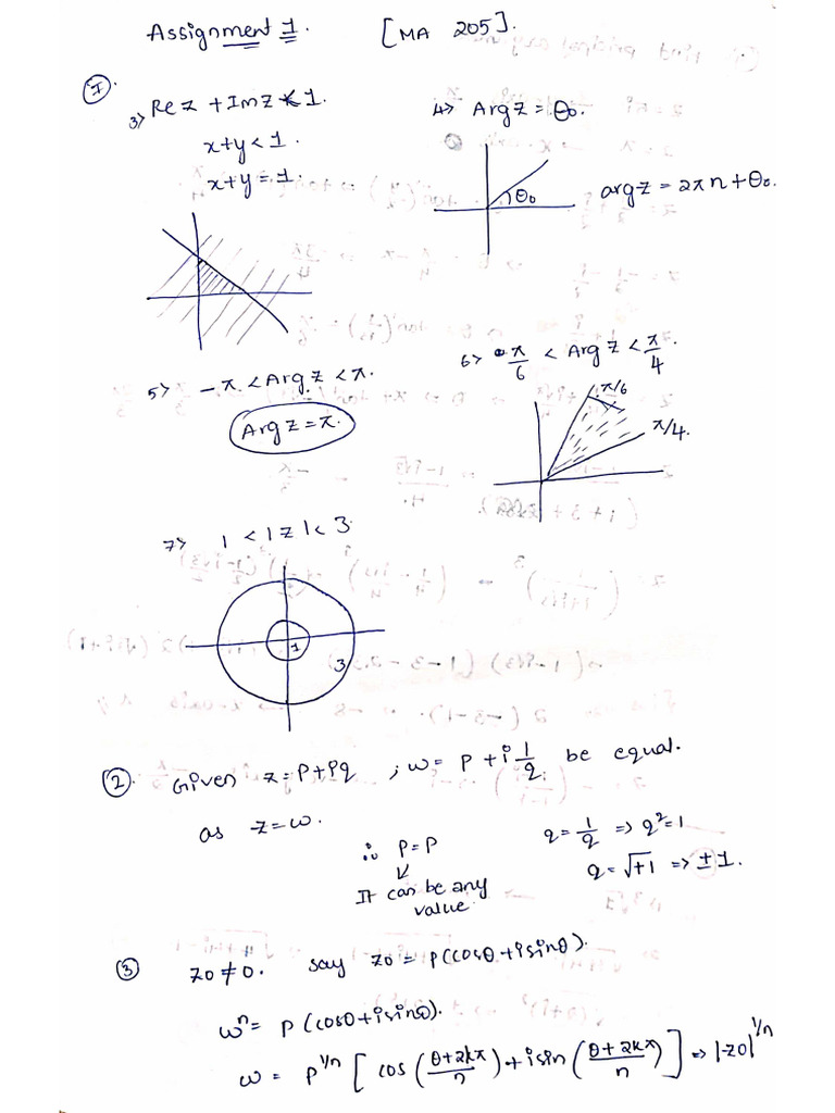 Maths Assignment 1,2,3 | PDF