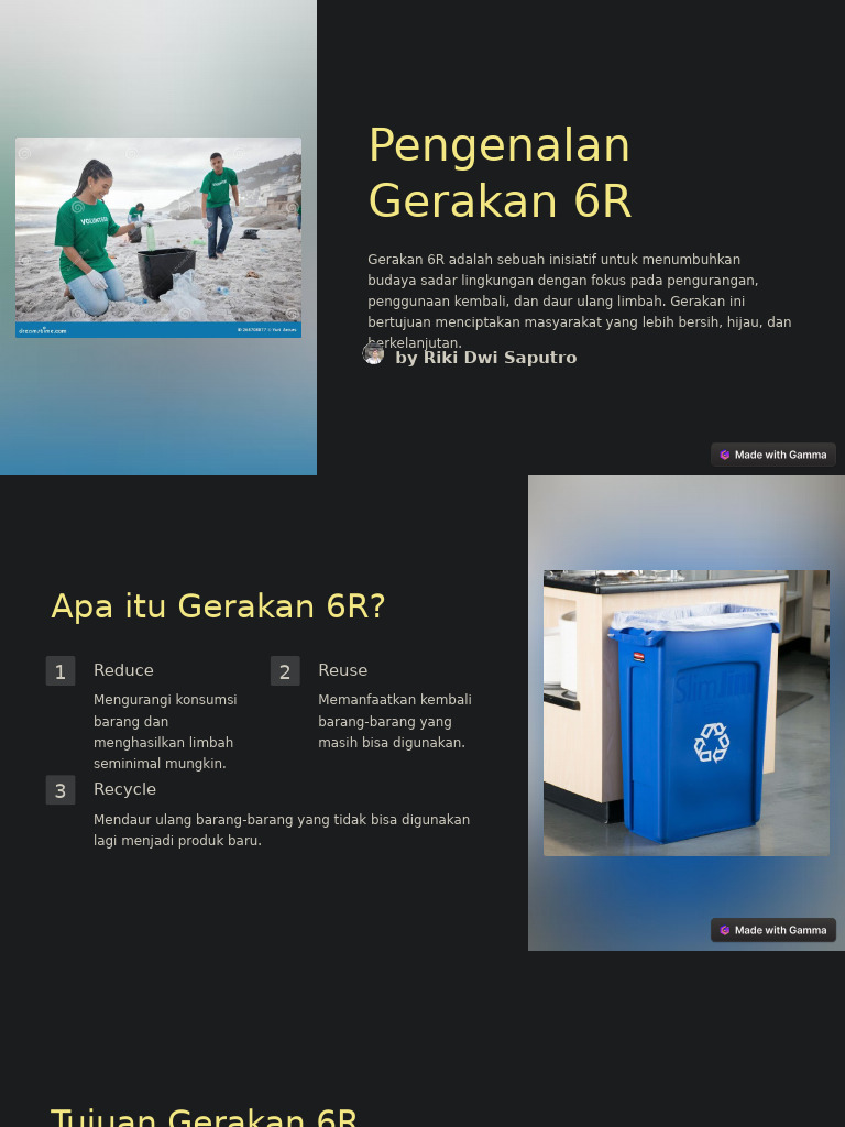 Pengenalan Gerakan 6R | PDF