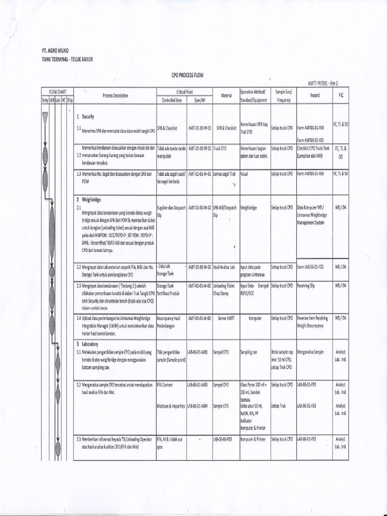 Cpo Process Flow | PDF
