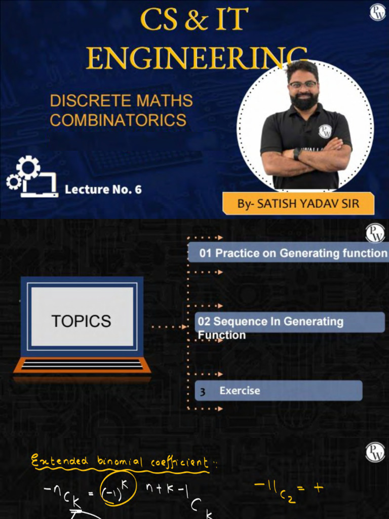 Combinatorics 06 - Class Notes | PDF
