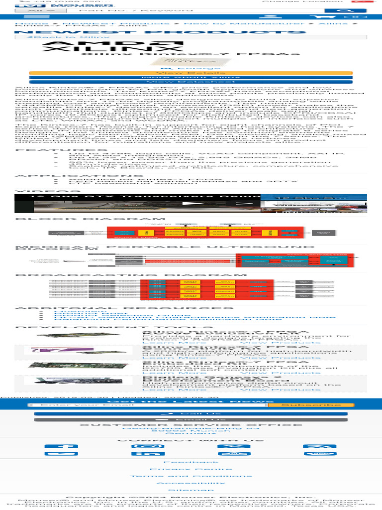 Kintex-7 FPGAs - Xilinx Mouser | PDF