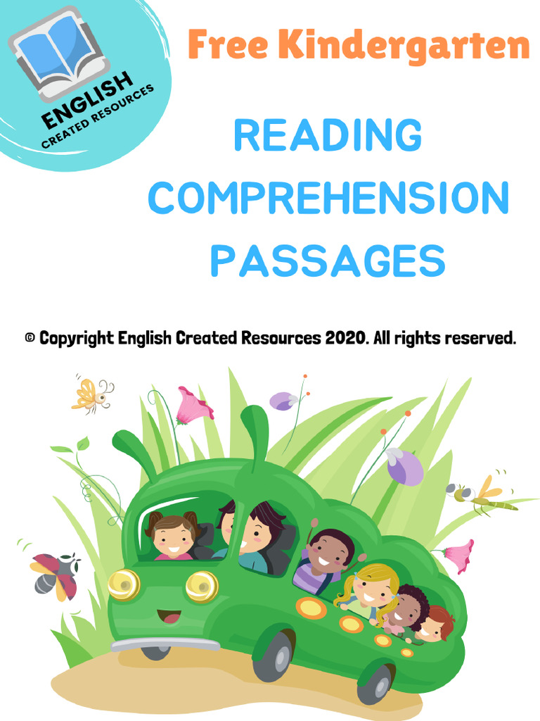Kindergarten Reading Comprehension Part 1 | PDF