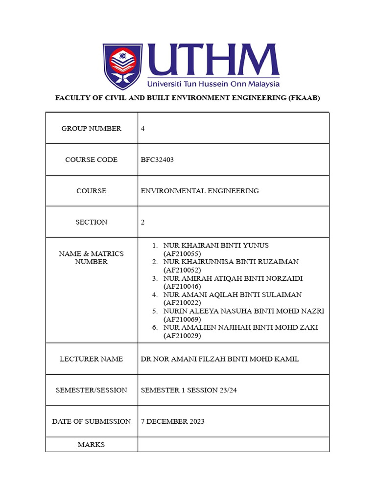 Proposal Environment GP4 | PDF