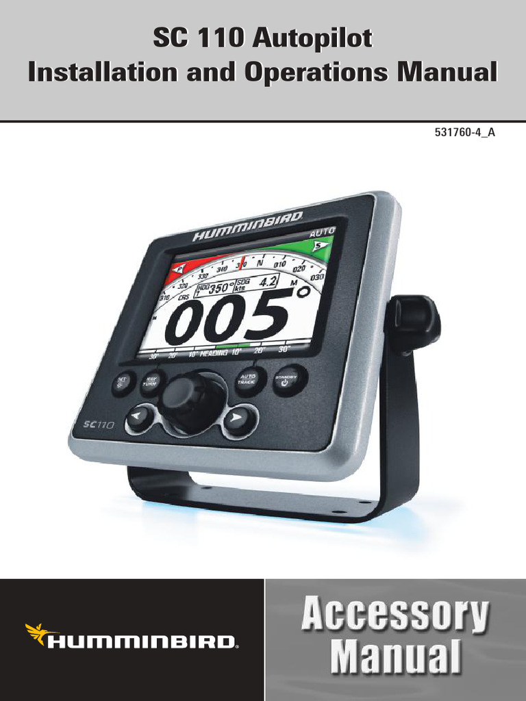 531760-4EN - A SC 110 AutoPilot Manual | PDF