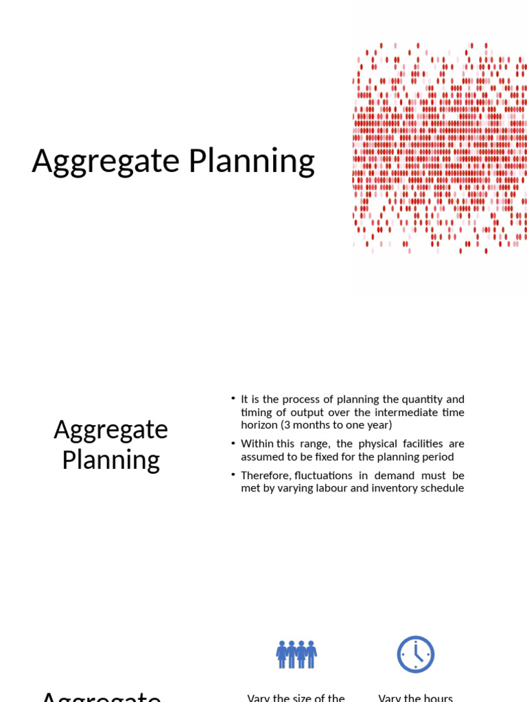 Aggregate Planning | PDF