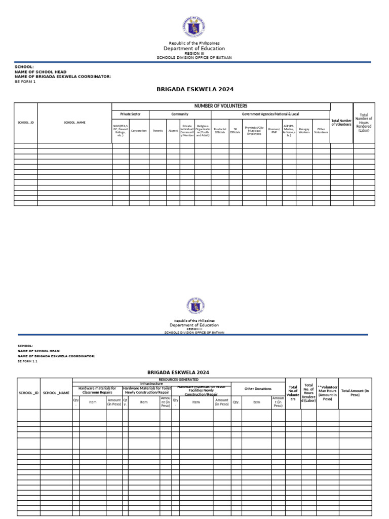 2024 BE Form 1 1.1 1 | PDF