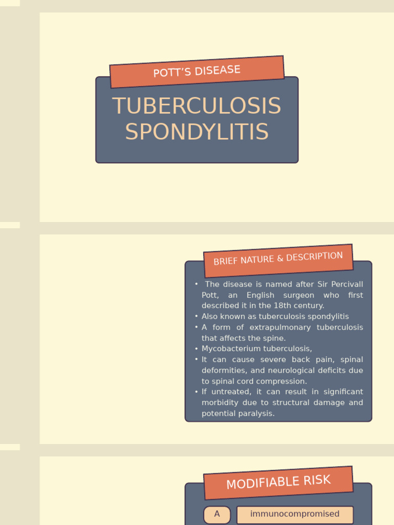 Pott's Disease | PDF
