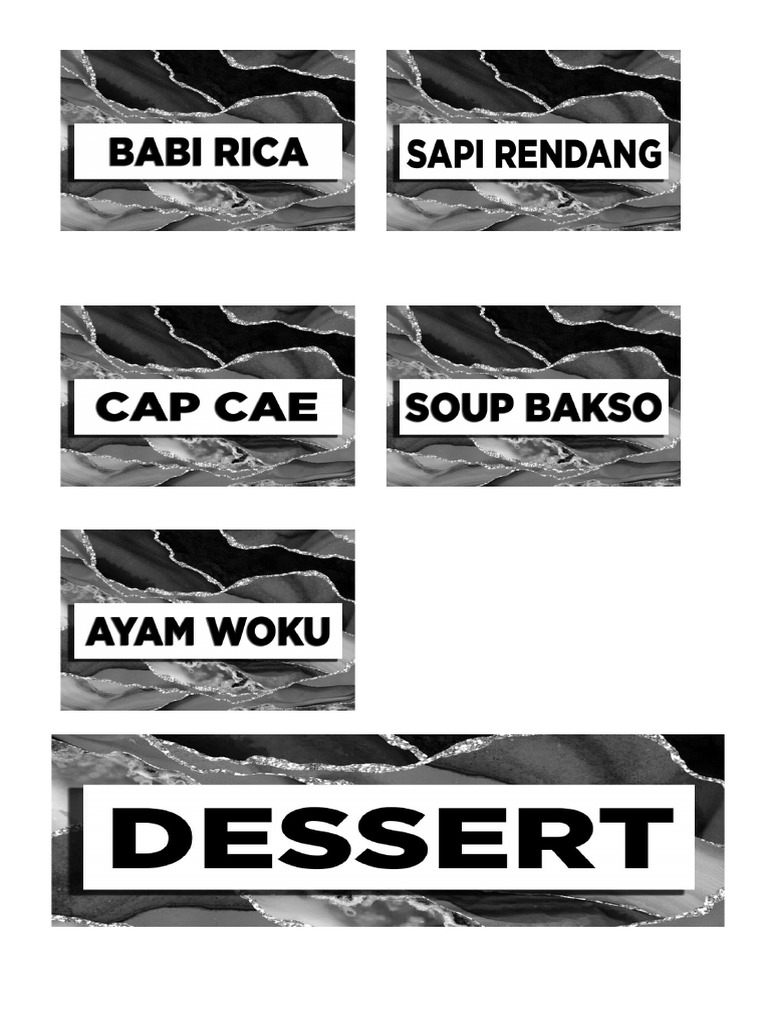 Menu Makcvanan | PDF
