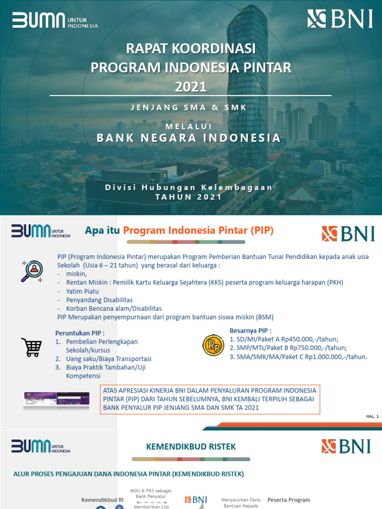 Bni Rakor Pip 2021 Rev1-1 - 210927 - 164721 | PDF