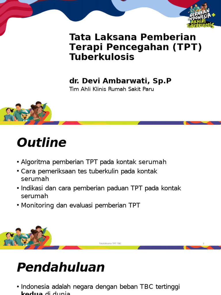 Tata Laksana Pemberian Terapi Pencegahan TBC, Devi 11624 (Kelas A) | PDF