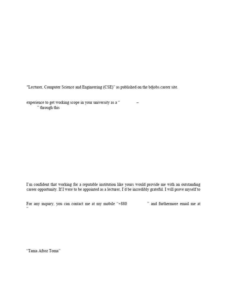 Cover Latter Santo | PDF