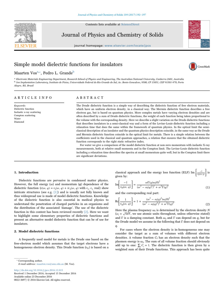 Simple Diel Func Insulator | PDF