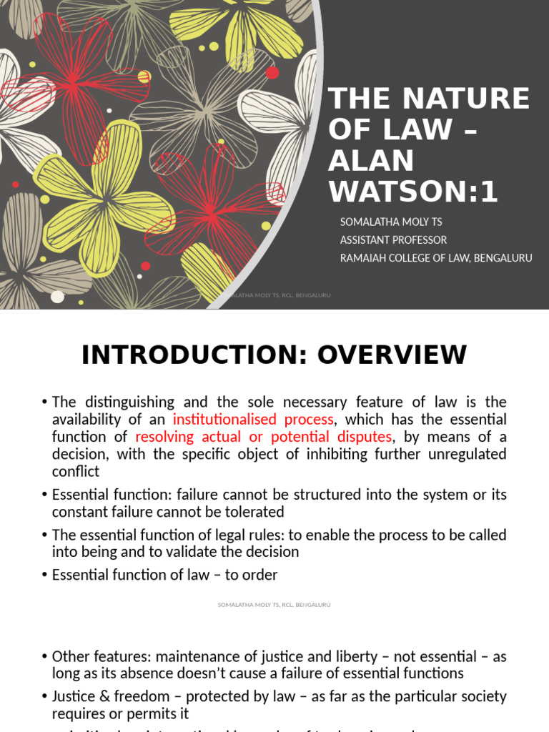 Alan Watson - 1 | PDF