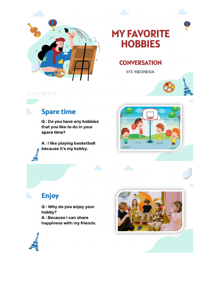 Sd-My Favorite Hobby Conversation | PDF