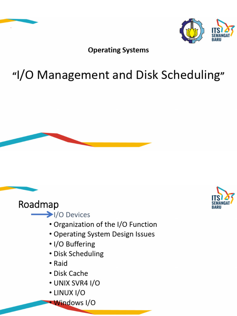 Meeting 14 - IO Management and Disk Scheduling - 2024 | PDF