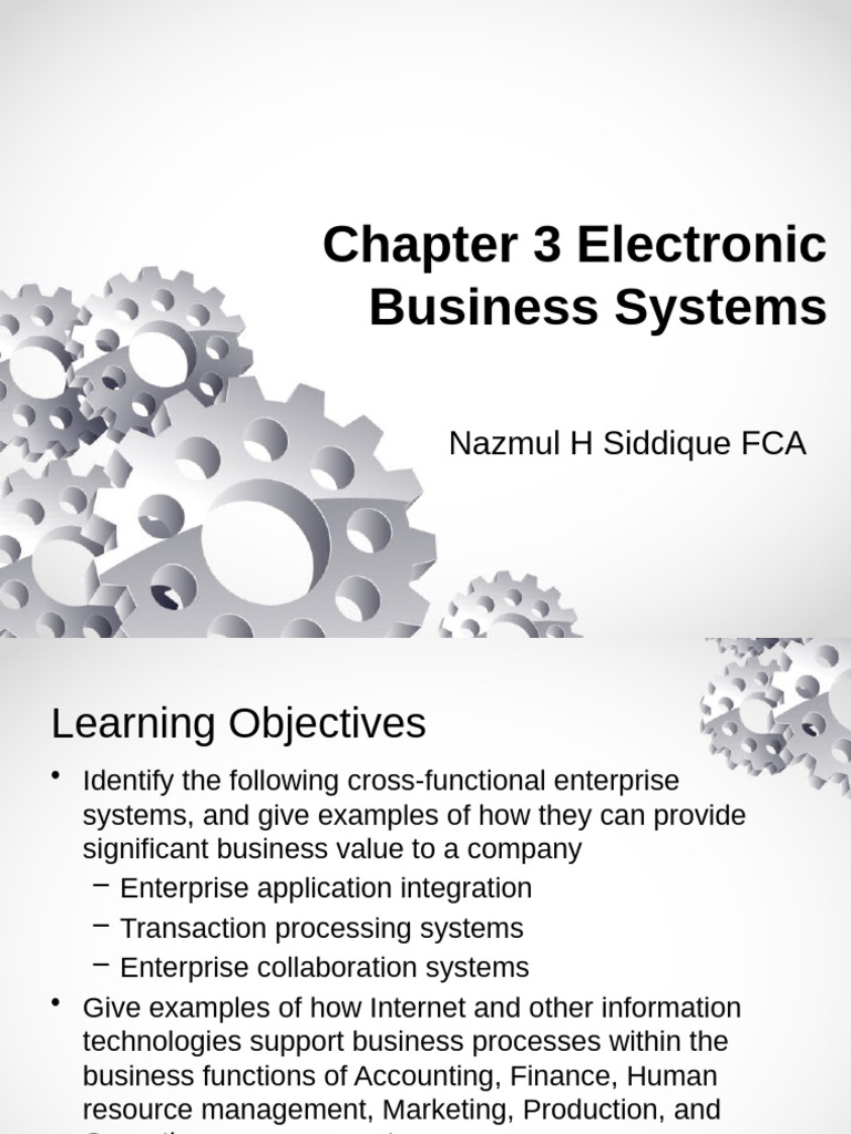 Chap03 e Business System | PDF