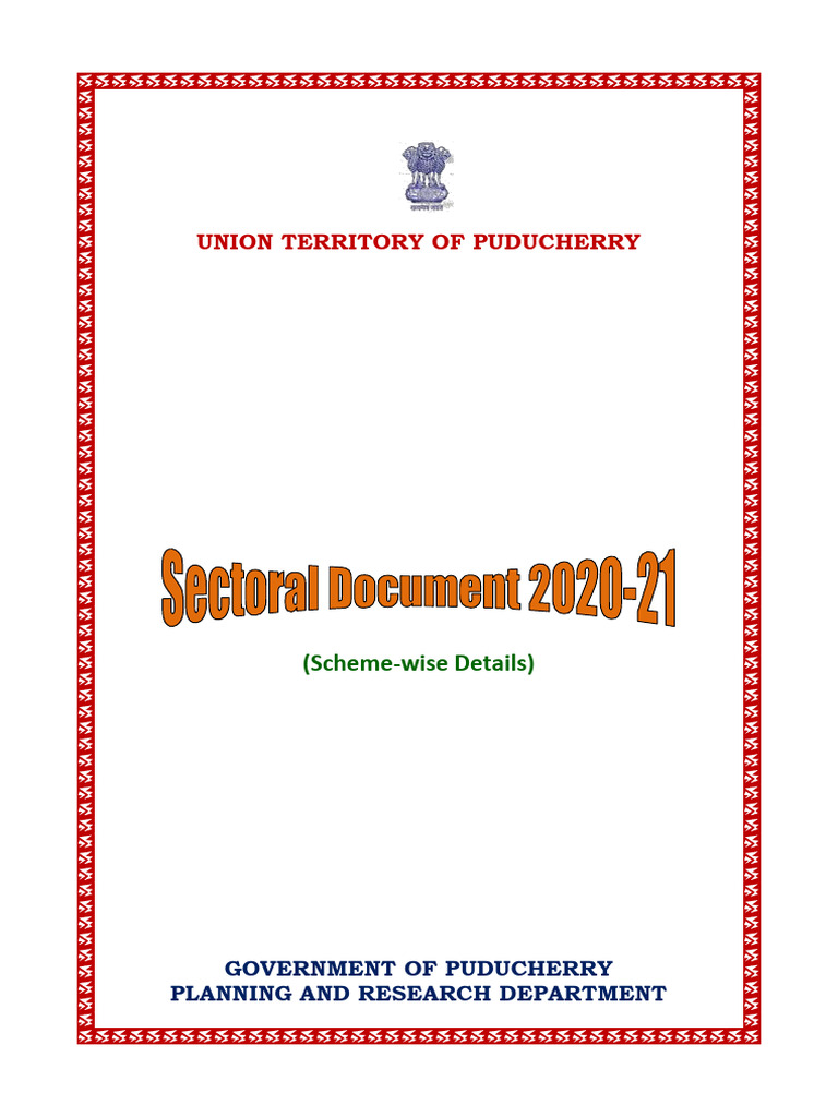 Sectoral Document 2020-21 | PDF