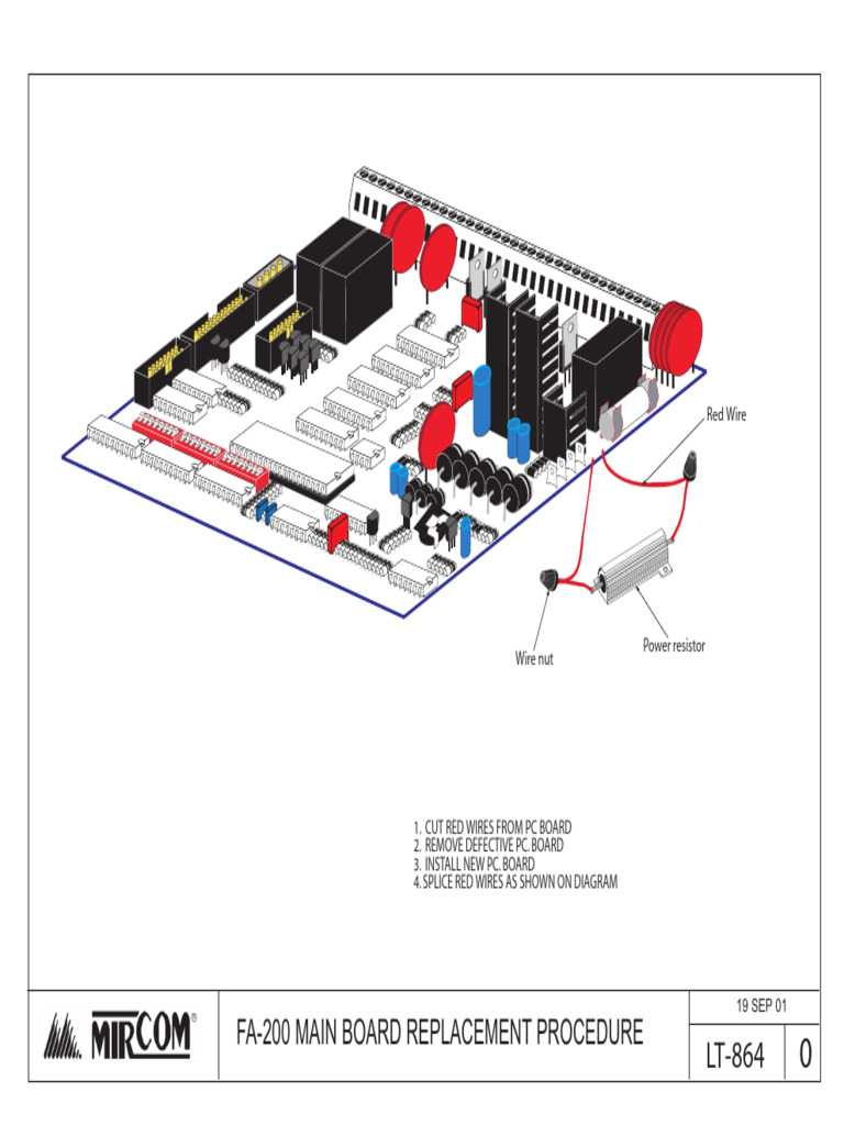 LT-864 FA-200 Main Board Replacement Procedure | PDF
