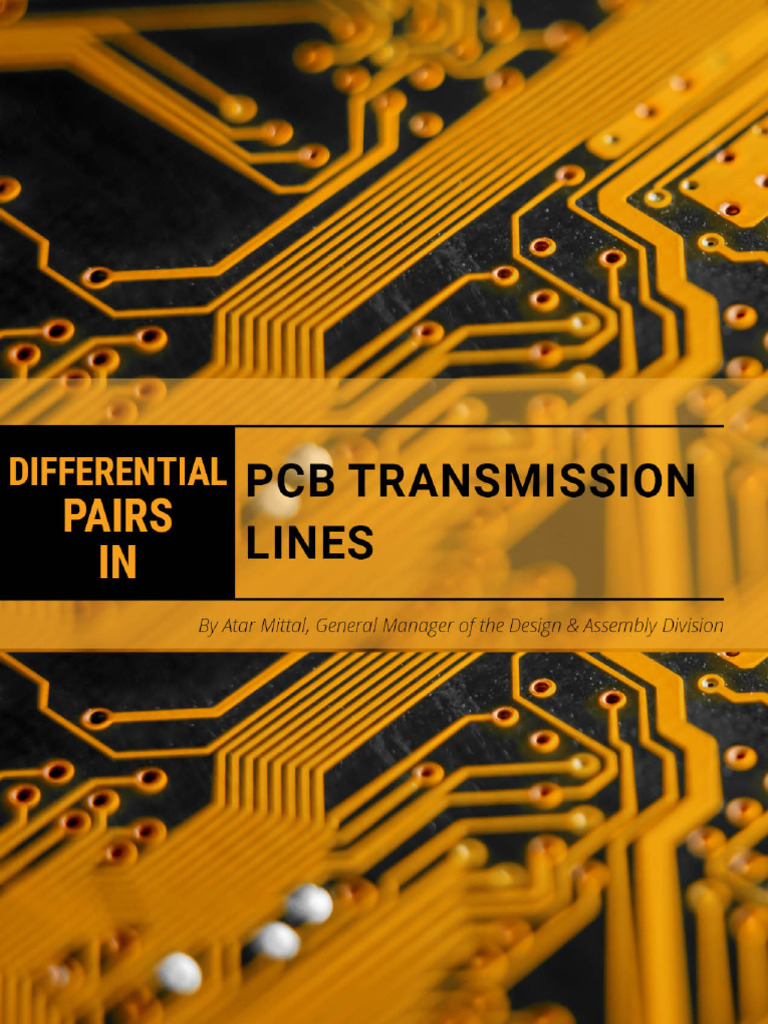 Differential Pairs in PCB Transmission Lines Ebook | PDF