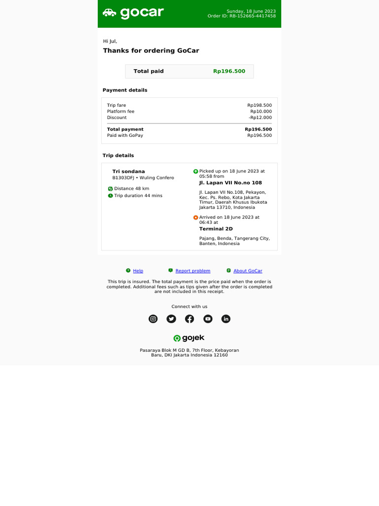 Gocar Berangkat | PDF