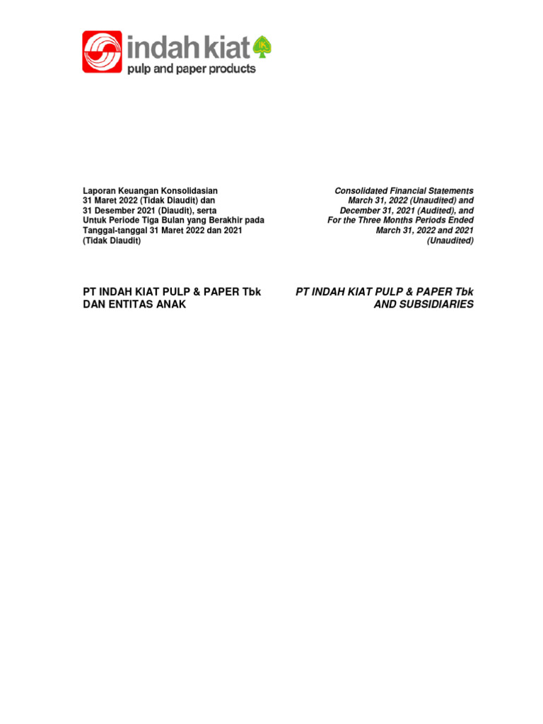IKPP Report-Billingual 31 Mar 2022 | PDF