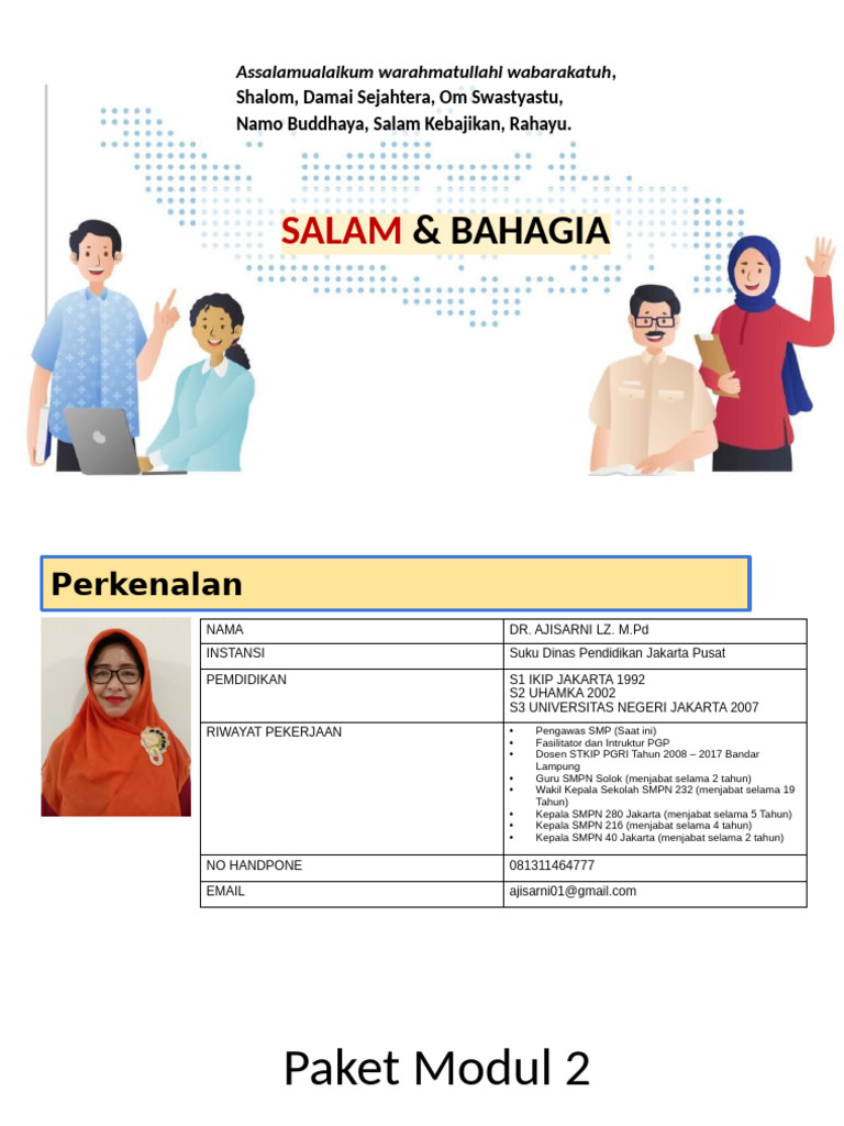 Updated PPT Modul 2.1 Pembelajaran Berdiferensiasi | PDF