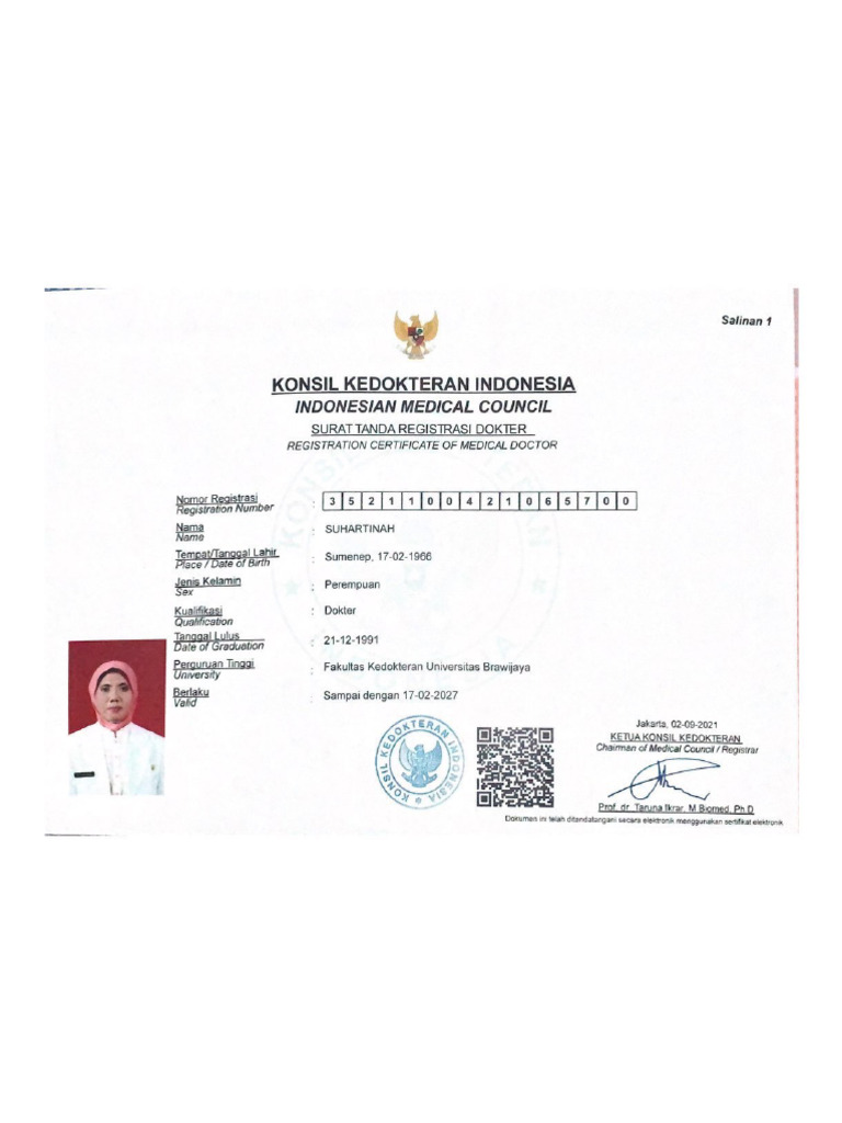 Konsil Kedokteran Indonesia | PDF