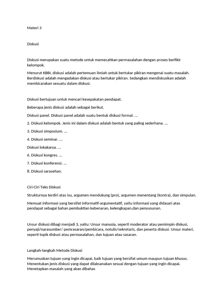 Materi Tugas Bu Chintami | PDF