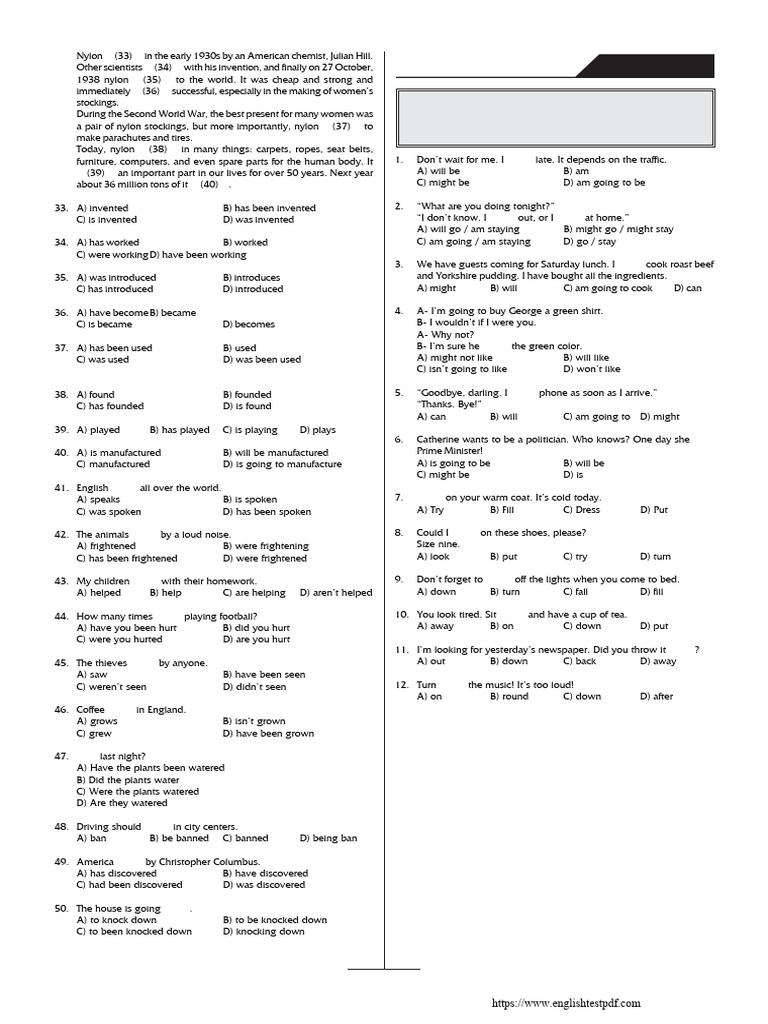 English Pre Intermediate 12 | PDF