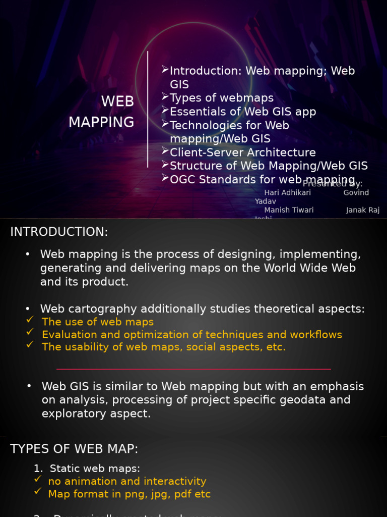 Web Mapping | PDF