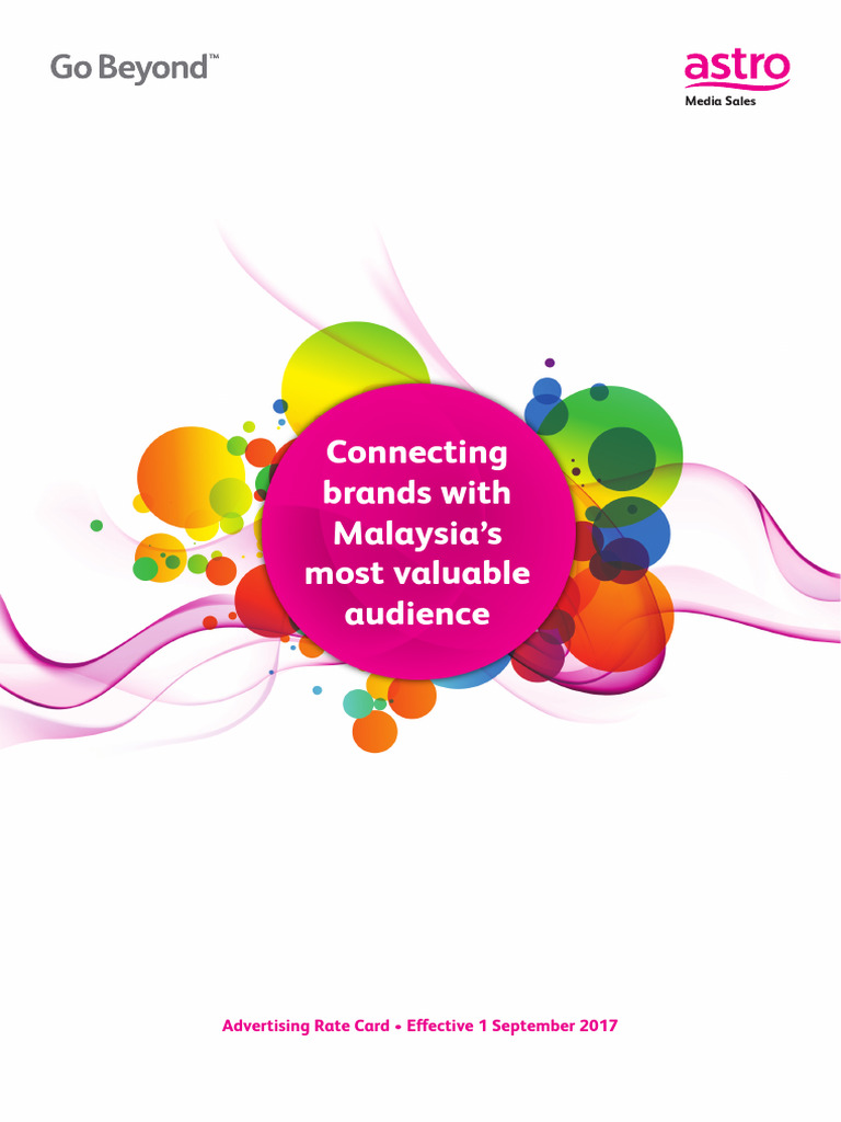 Astro Media Sales Rate Card Rev (010917) | PDF