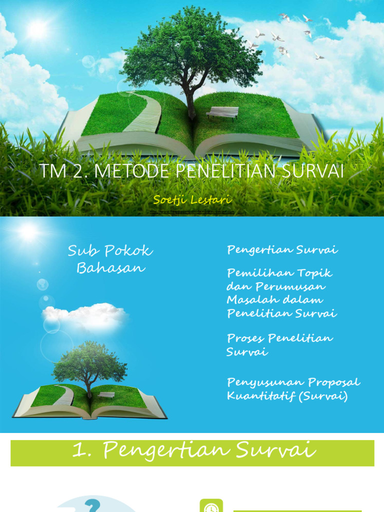 TM2 - Metode Penelitian Survei - 240829 - 141018 | PDF