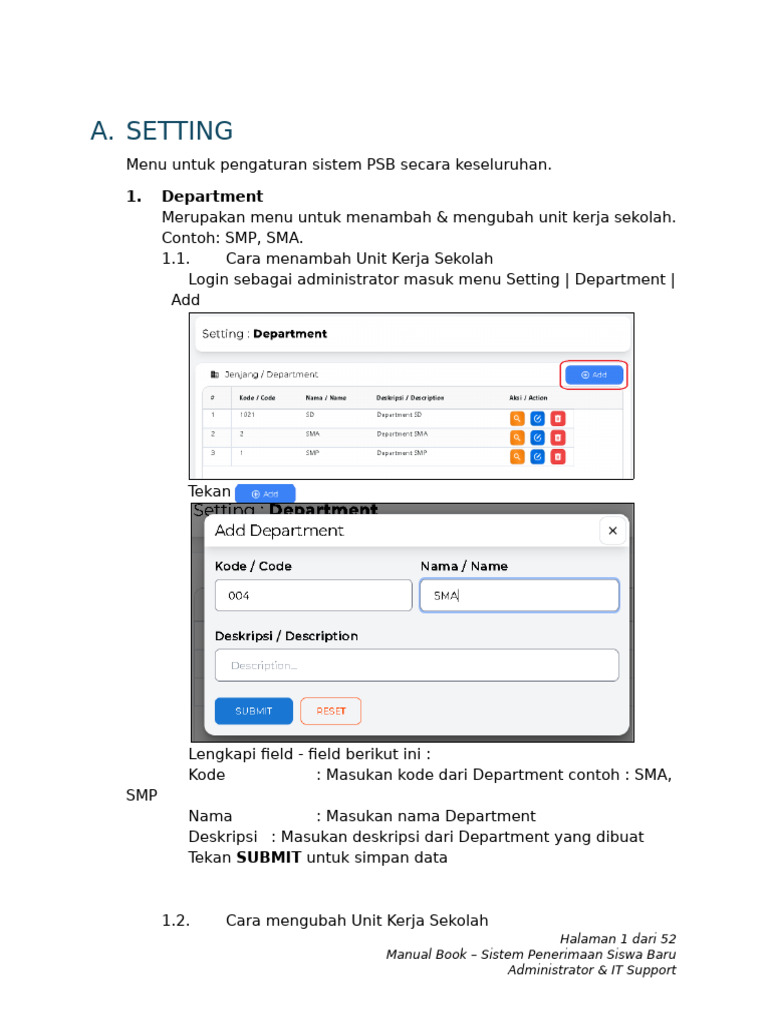Manual Admin Itsupport Ver 1 0 Pdf