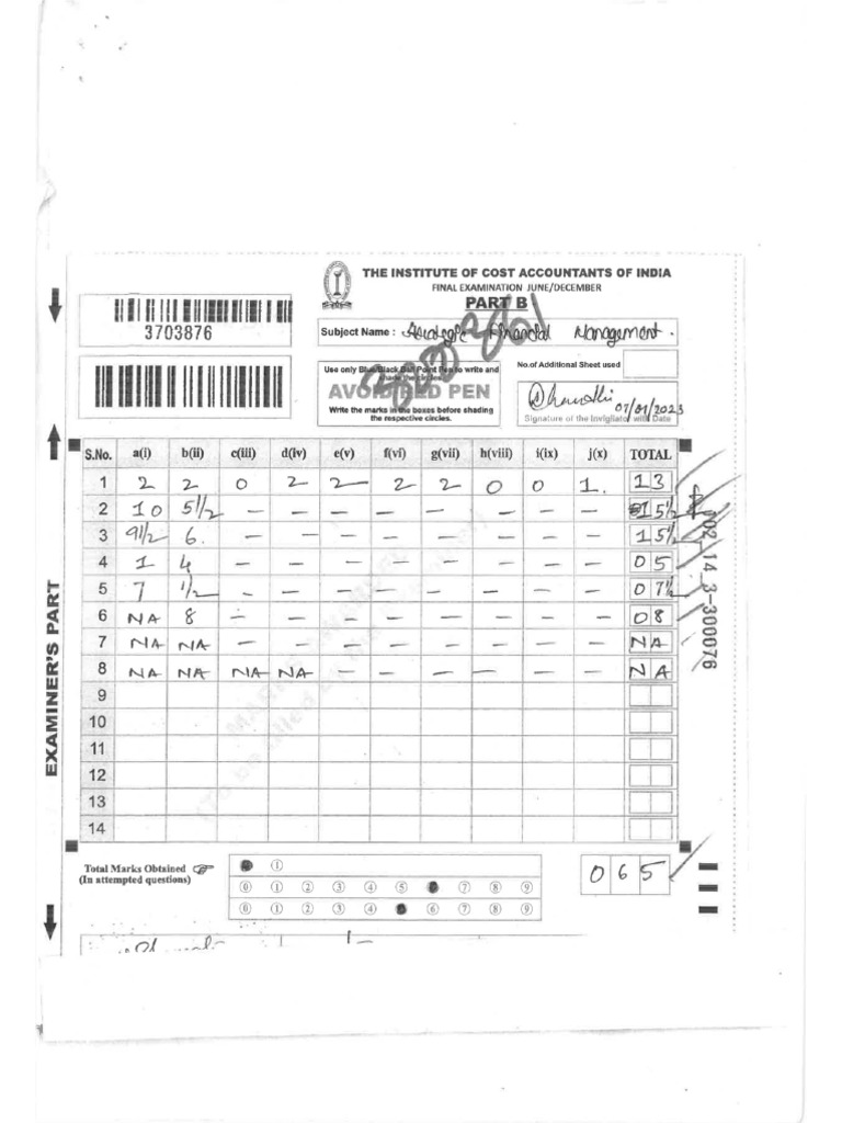 Cma Final SFM Certified | PDF