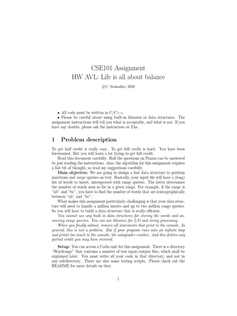 Range Queries Avl | PDF