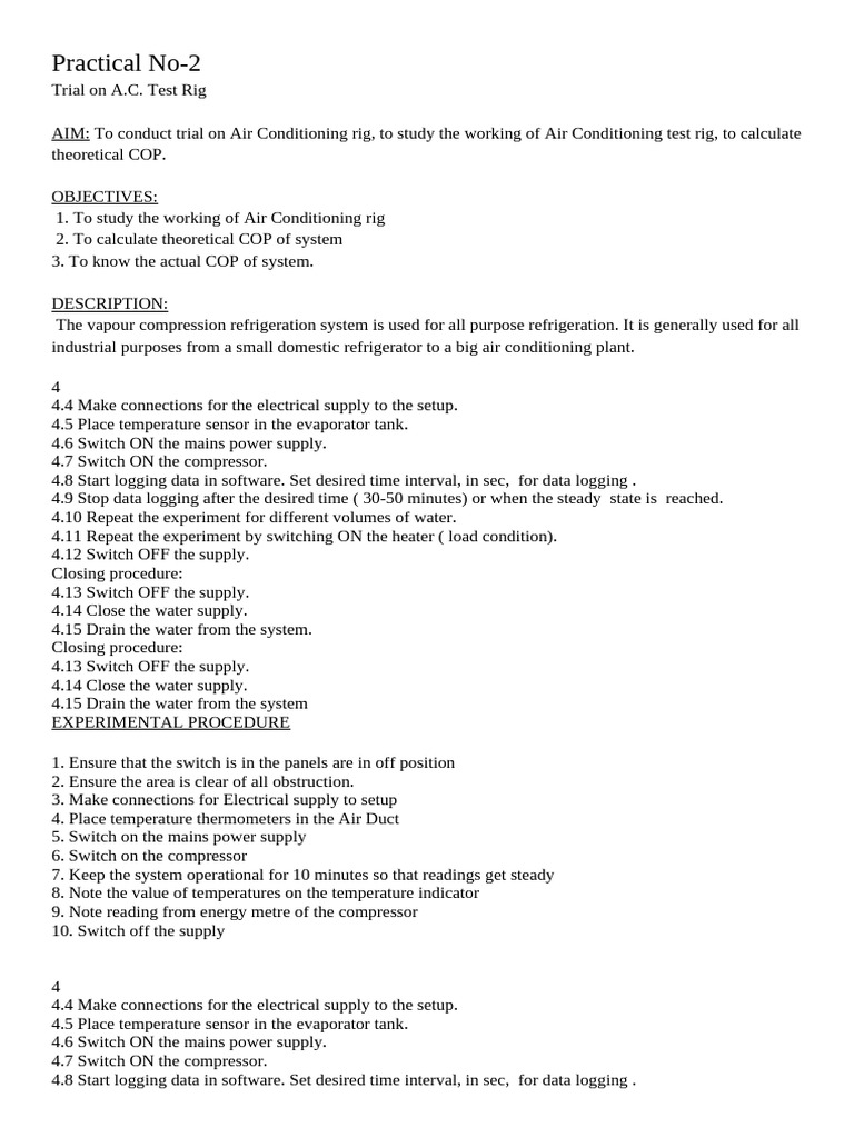 B Practical RAC 2021 | PDF