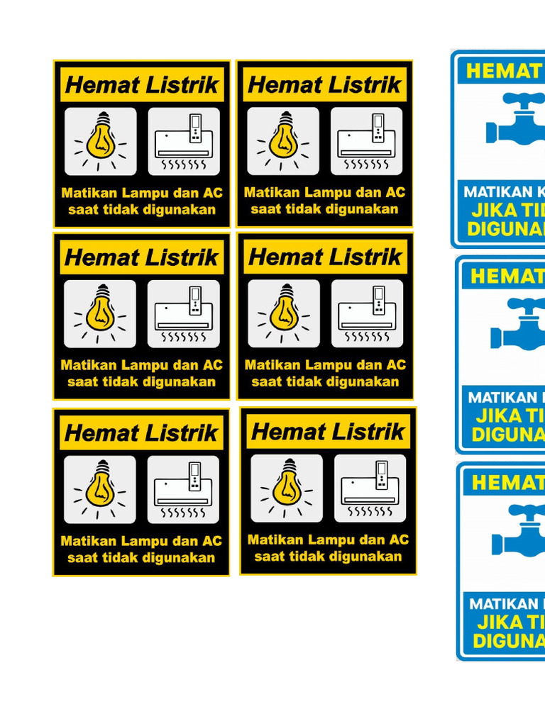 Hemat Air Iso | PDF