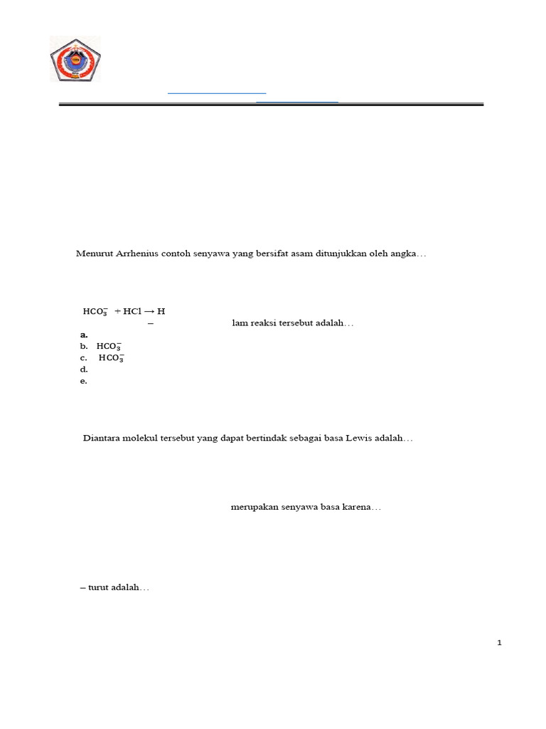 Soal PAS GENAP KIMIA 2022 XI IPA | PDF