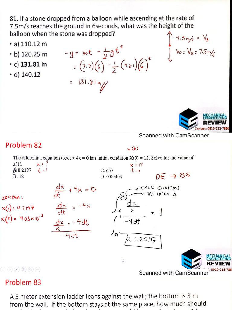 Mesl Important Probs 2 | PDF