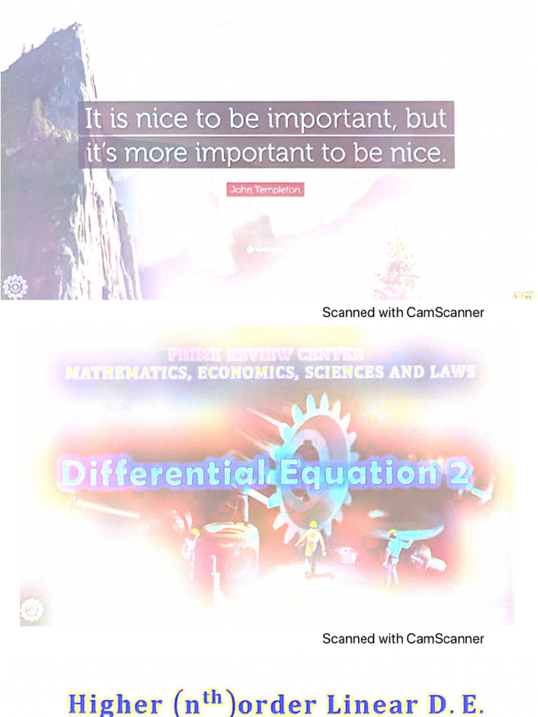 Differential Equation 02 | PDF