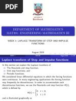 Understanding Unit Step Functions | PDF | Function (Mathematics ...
