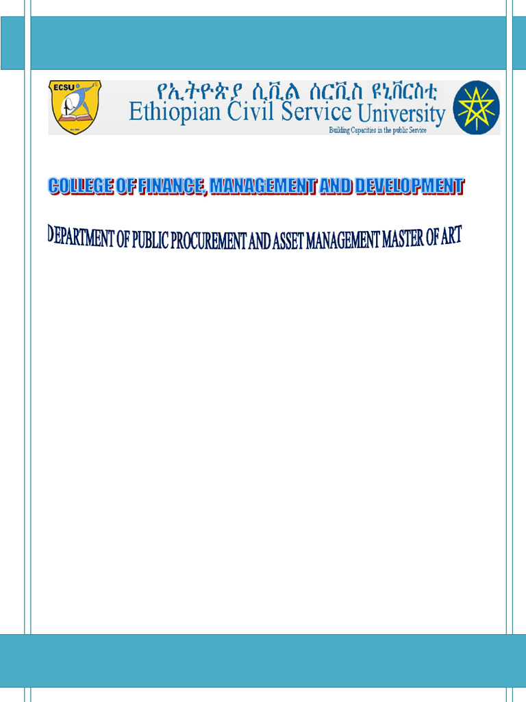 The effects of Ethical procurement practice on the organizational performance | PDF