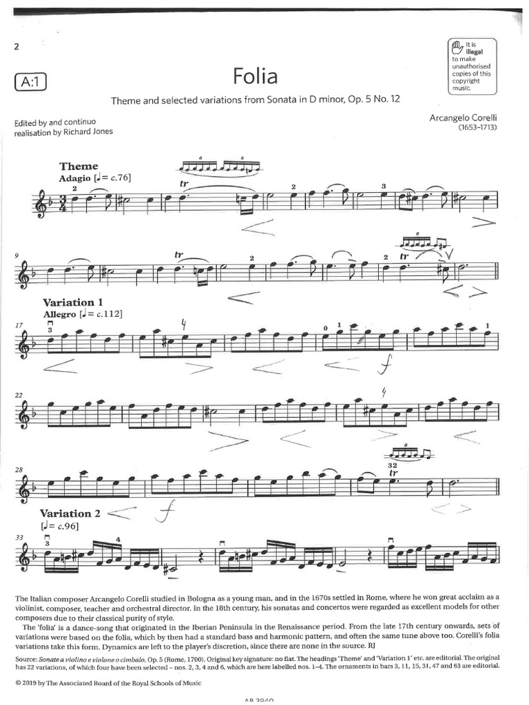 ABRSM Grade 5 Violin | PDF