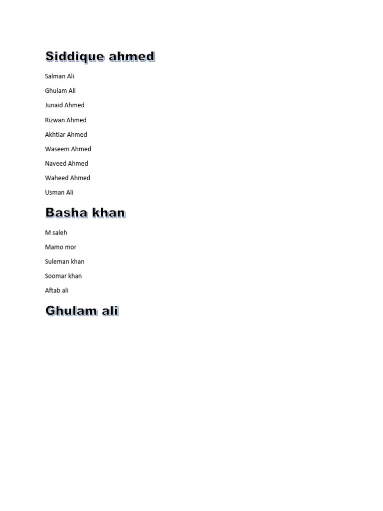Siddique Ahmed PDF | PDF